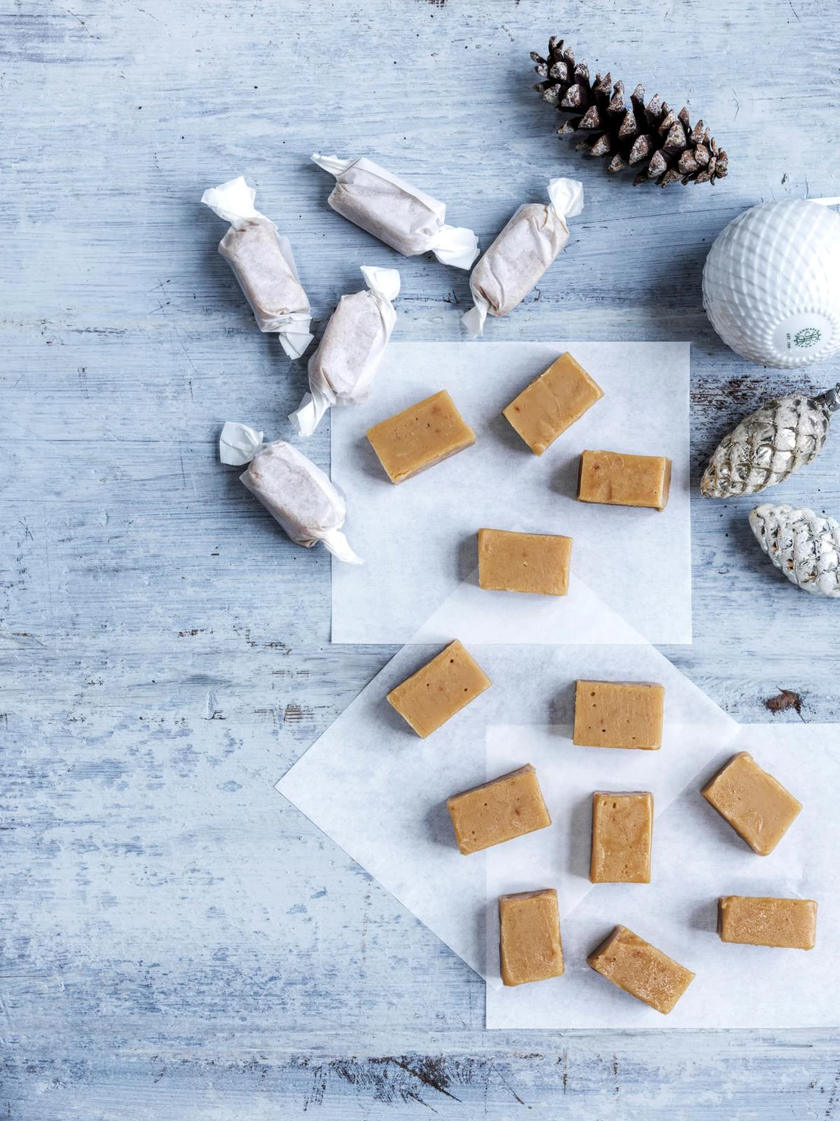 Karamelstykker med pebermyntesmag | ISABELLAS